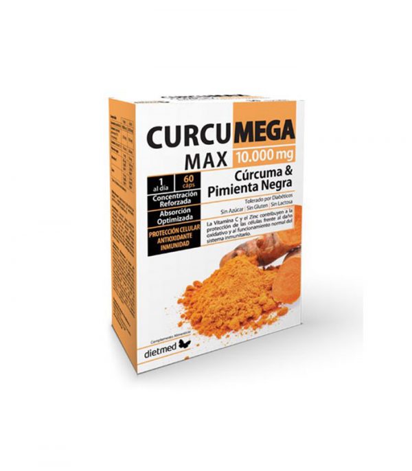Curcumega Max – 60 Cápsulas - Farmácia Martins